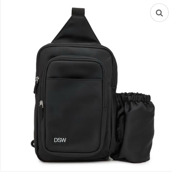 DSW | Bags | Dsw Unisex Black Backpack With Bottle Holder Nwt Never ...